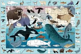 Mudpuppy Puzzle skládej a hledej Život v Arktidě / 64 dílů / od 4 let