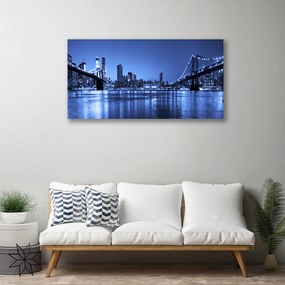 Obraz na plátně Město Most Architektura 120x60 cm