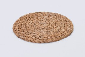Sada prostírání ILANA, 4-set, průměr 30 cm, vodní hyacint, natur