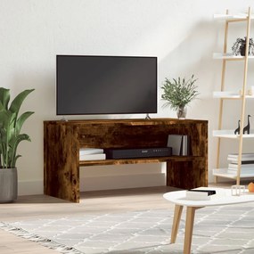 vidaXL TV stolek 80 x 40 x 40 cm kompozitní dřevo [800056] Barva: kouřový dub