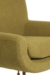 Designové křeslo BOUCLÉ VINSTRA GREEN