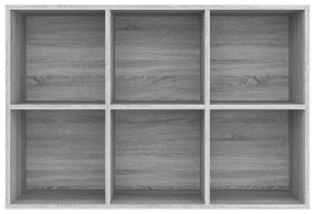 Petromila Knihovna/příborník šedá sonoma 66 x 30 x 98 cm kompozitní dřevo