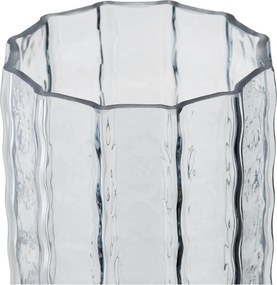 Šedá skleněná váza (výška 20 cm) – House Nordic