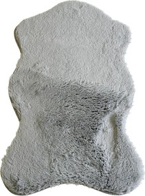 BE Koberec Puffy PUFFY 060 GREY - šedý obdélníkový Rozměr: 40x60 cm