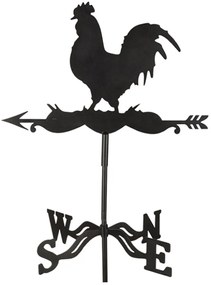 Zapichovací ukazatel větru Rooster, 134x45 cm, kov, hnědá