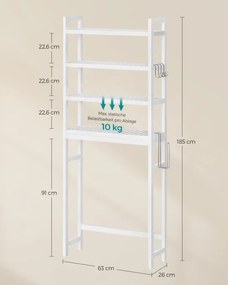 Toaletní regál BTS041W01
