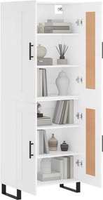 Skříň highboard bílá 69,5 x 34 x 180 cm kompozitní dřevo 3199705