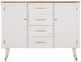 Designová komoda Gerlinde 117 cm bílá