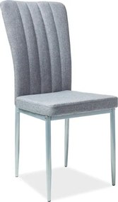 Nábytkáři ORFA H-733  - jídelní židle látka šedá / nohy aluminium (H733SZS) (S) (K150-E)