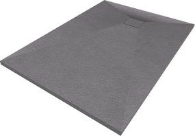 Gamma Erga Oldaf, SMC obdélníková sprchová vanička 120 x 80 cm, šedá matná, ERG-GMA-OL-80120G
