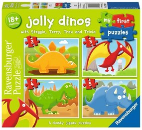 Puzzle moje první puzzle veselí dinosauři 2/3/4/5 dílků