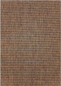 Ayyildiz, Kusový koberec Zagora 4513 Copper – na ven i na doma, 80x150, hnědá, chodba / předsíň