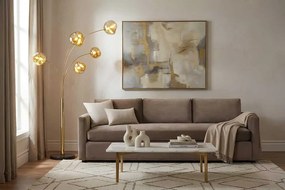 Designová stojanová lampa Hanzila 200 cm zlatá