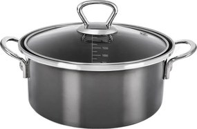 Smaltovaný kastrol s pokličkou 2,5 l Metalic – Orion