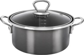 Smaltovaný kastrol s pokličkou 2,5 l Metalic – Orion