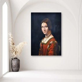 Obraz na plátně REPRODUKCE La Belle Feronierre- Da Vinci, - 80x120 cm