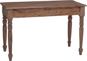 Psací stůl se zásuvkami 117 x 57 x 75 cm masivní mahagon 283909