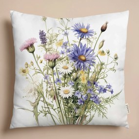 Dekorační povlak na polštářek Květinová pohádka 2 - varianta 3