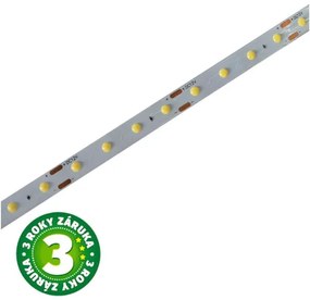 Prémiový LED pásek DCOB 8W/m, 800lm/m, voděodolný, studená, délka 5m, 3 roky