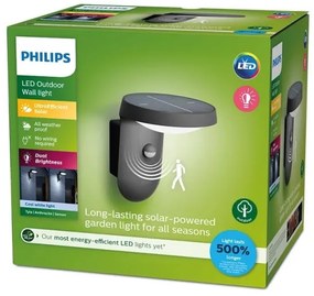 Philips - LED Solární nástěnné svítidlo se senzorem TYLA LED/1,2W/4V 4000K IP44