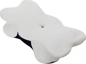 Powerton ERGO ELVIA modrá / Ergonomický polštář / PU pěna / snímatelný