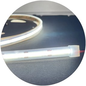 BERGE LED pásek COB - 12W/m - vodotěsný - 5m - studená bílá