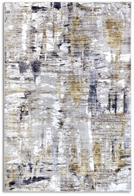 ELLE Decoration, Kusový koberec Imagination New 106037 Anthracite/Gold z kolekce Elle, 200x290, šedá, ložnice