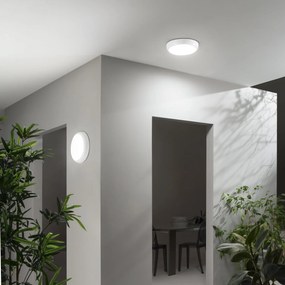 FAN LED-HUBLOT-SENS Stropní nouzové LED svítidlo 18 W, 1800 lm, CCT, IP65, se senzorem, 32 x 7,2 cm - FANEUROPE