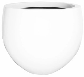 Květináč Jumbo Orb, barva lesklá bílá, více velikostí - PotteryPots Velikost: S - v. 73 cm, ⌀ 87 cm