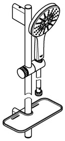 GROHE 26575000 - Sprchový set RAINSHOWER SMARTACTIVE 130 600 mm lesklý chrom