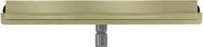 Mexen Flat Wall nástěnná lineární sprchová vpusť 2v1 60 cm, zlato kartáčované - 1A30060