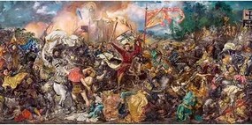 Castorland 400409-2 Puzzle Art Collection: Bitva u Grunwaldu / 4000 dí