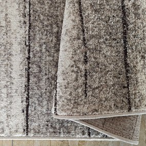 DY Šedý moderní koberec s abstraktním vzorem Panamero 20 Rozměr: 60x100 cm