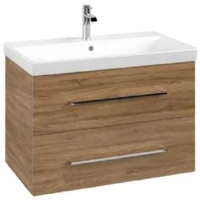 Villeroy & Boch Avento - Umyvadlová skříňka, 780x514x452 mm, 2 zásuvky, Oak Kansas A89100RH