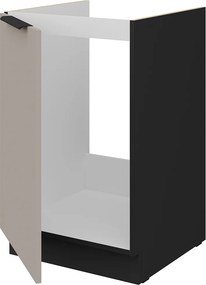 ARIA cb | dolní skříňka 50 ZL 1F dřezová | 50 cm | ANTI FINGERPRINT povrch | černá/béžová