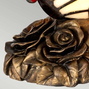 Tiffany lampa motýl Elstead QZ-OBUTTERFLY-TL