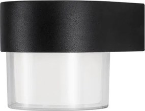 NV 9925665 Venkovní nástěnné svítidlo DARF černý hliník ABS difuzor LED 5W 3000K 100-240V 104st. IP65 světlo dolů - NOVA LUCE