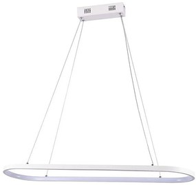 LED Lustr na lanku LED/24W/230V 4000K bílá
