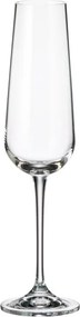 BOHEMIA ARDEA SKLENICE NA ŠAMPAŇSKÉ 220 ML SADA 6 KS