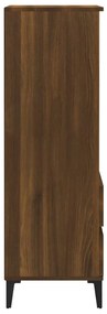 Skříň highboard hnědý dub 40 x 36 x 110 cm kompozitní dřevo - Default Title
