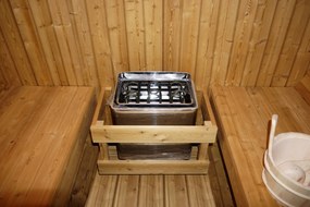 RAKOUSKÝ produkt - Venkovní sudová sauna TROMSÖ XL pro 6 osob 189x 220 x 191,5 cm ( F50220 )