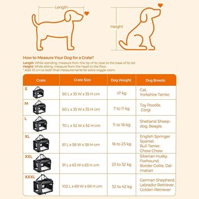 Skládací přepravka pro psy, l přepravní taška, šedá | feandrea
