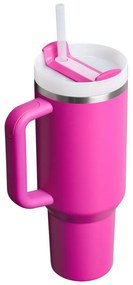 Růžová termoska s brčkem z nerezové oceli 1,18 l Quencher H2.0 FlowState Tumbler Violet Blossom – Stanley