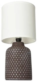 Stolní lampa INER 1xE14/40W/230V hnědá