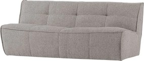 Světle šedá pohovka z textilie bouclé 204 cm Cluster – vtwonen