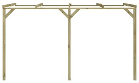 vidaXL Zahradní pergola s truhlíkem 162 x 56 x 204 cm dřevo