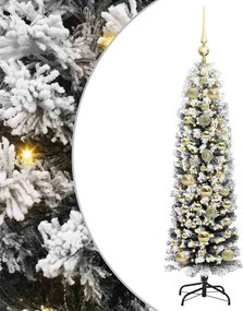 Umělý vánoční stromeček Zelená 150 cm PVC, ocel a plast 3395009