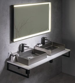 Sapho PLATO deska Rockstone 2100 x 24 x 500 mm bílá mat PL210-0101
