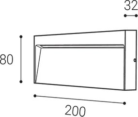 LED2 5130634D LED2 Venkovní nástěnné svítidlo STEP ON Q L, A DALI/PUSH 6W 3000K antracit - LED2 Lighting