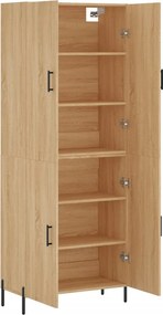 Skříň highboard dub sonoma 69,5 x 34 x 180 cm kompozitní dřevo 3195686